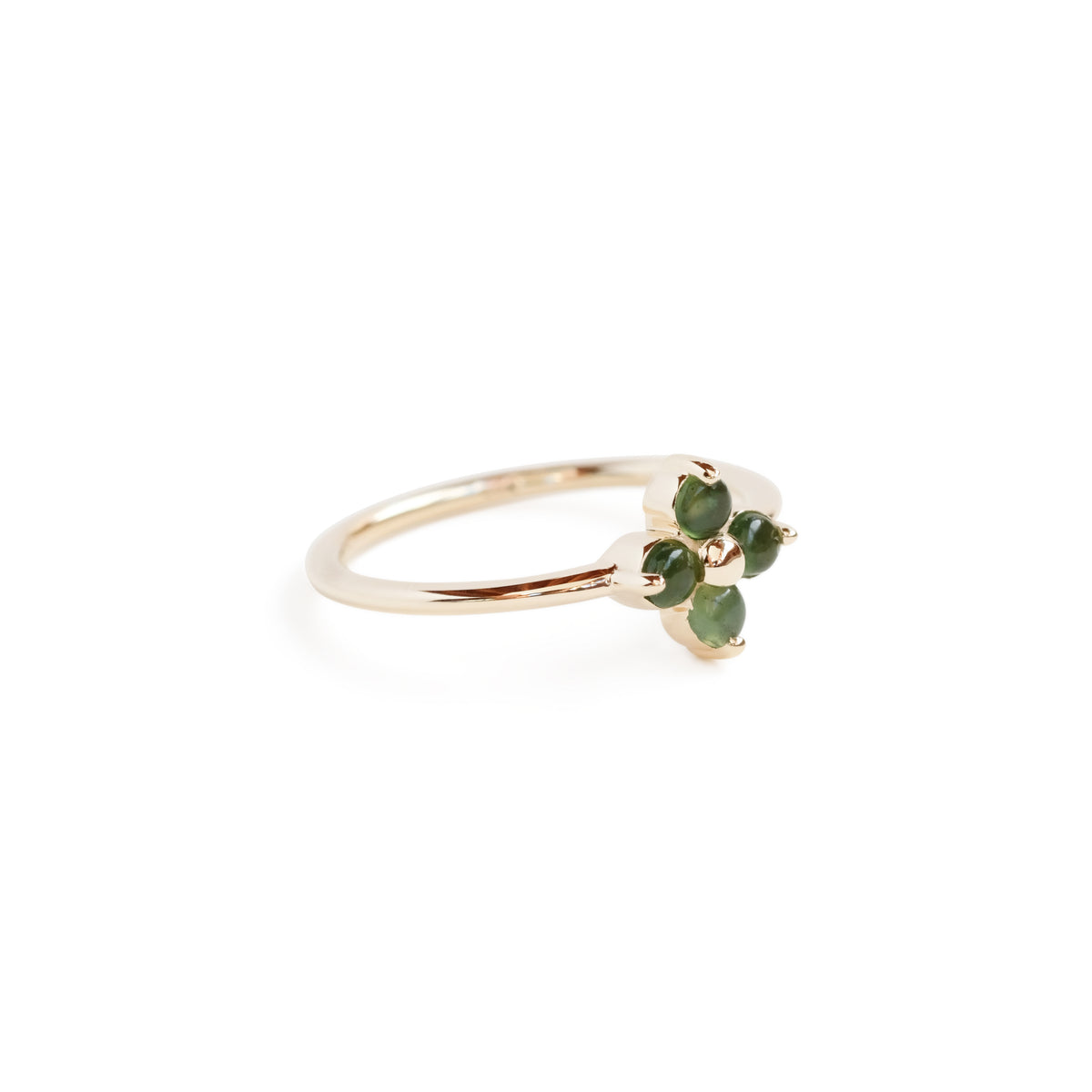 The Nexus Ring with Jade in Yellow Gold – Dear Rae Jewellery